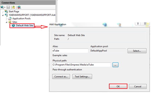 How to configure eTube connector?